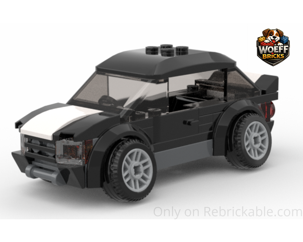 LEGO MOC-239295 Black and white car by Woeff Bricks | Rebrickable ...