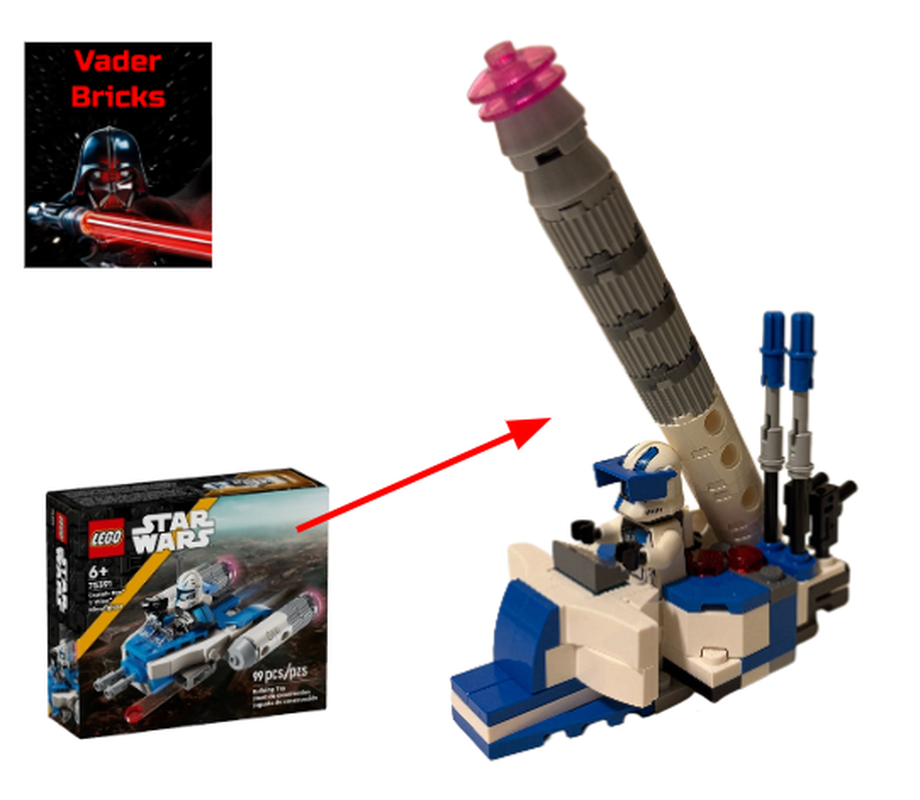 LEGO MOC-239317 501st Airstrike Cannon (75391 Alt) by Vader Bricks ...