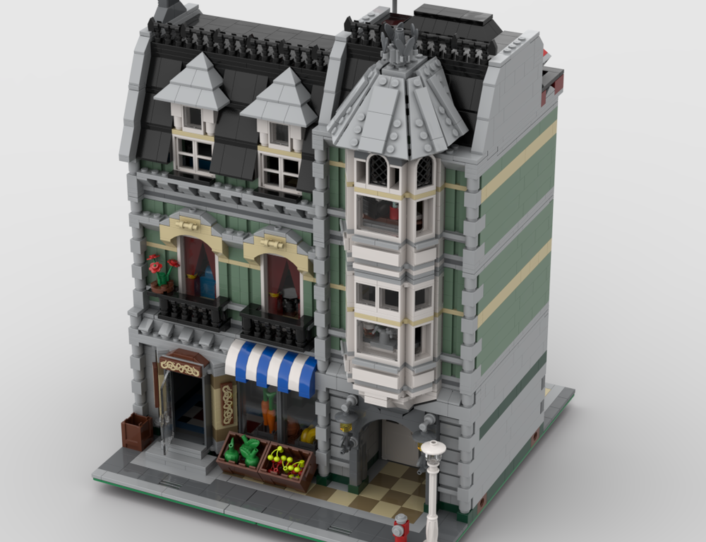 LEGO MOC-239332 Modular Makeover - Green Grocer by Vandor214 ...