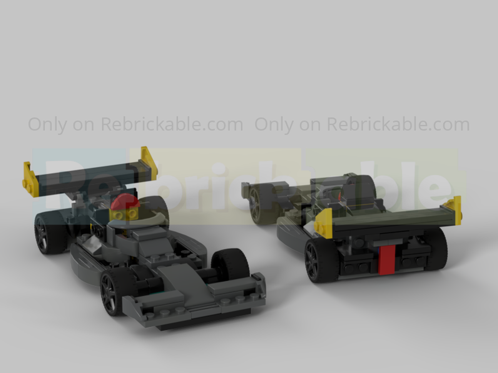 LEGO MOC formula 1 car by Beau88 | Rebrickable - Build with LEGO