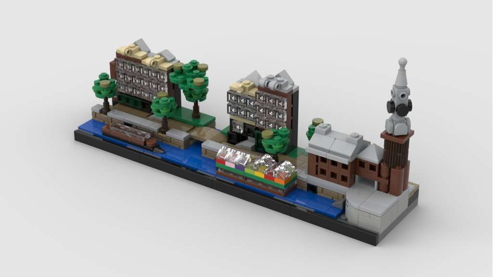 LEGO MOC Amsterdam Channels (Netherlands) by Tiny Bricks | Rebrickable ...