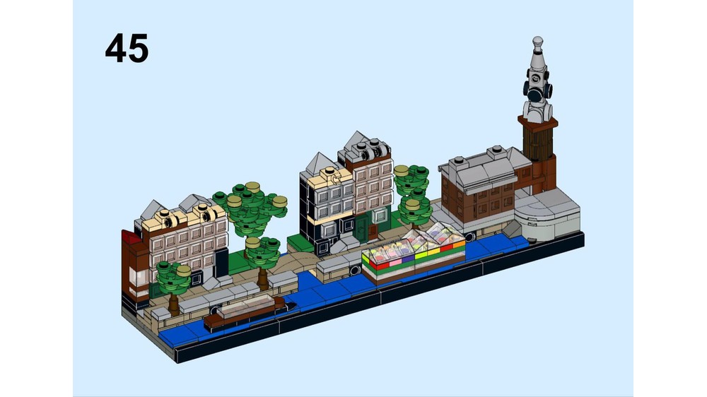 LEGO MOC Amsterdam Channels (Netherlands) by Tiny Bricks | Rebrickable ...