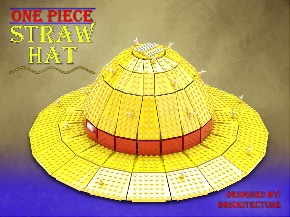 LEGO MOC-239346 One Piece: Straw Hat by Brickitecture_Bricks ...