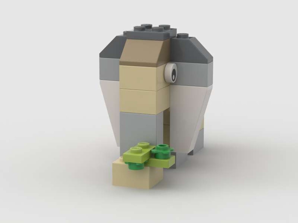 LEGO MOC 10704 Elephant by CathyVT | Rebrickable - Build with LEGO