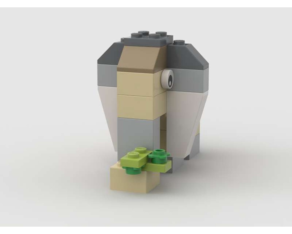LEGO MOC 10704 Elephant by CathyVT | Rebrickable - Build with LEGO