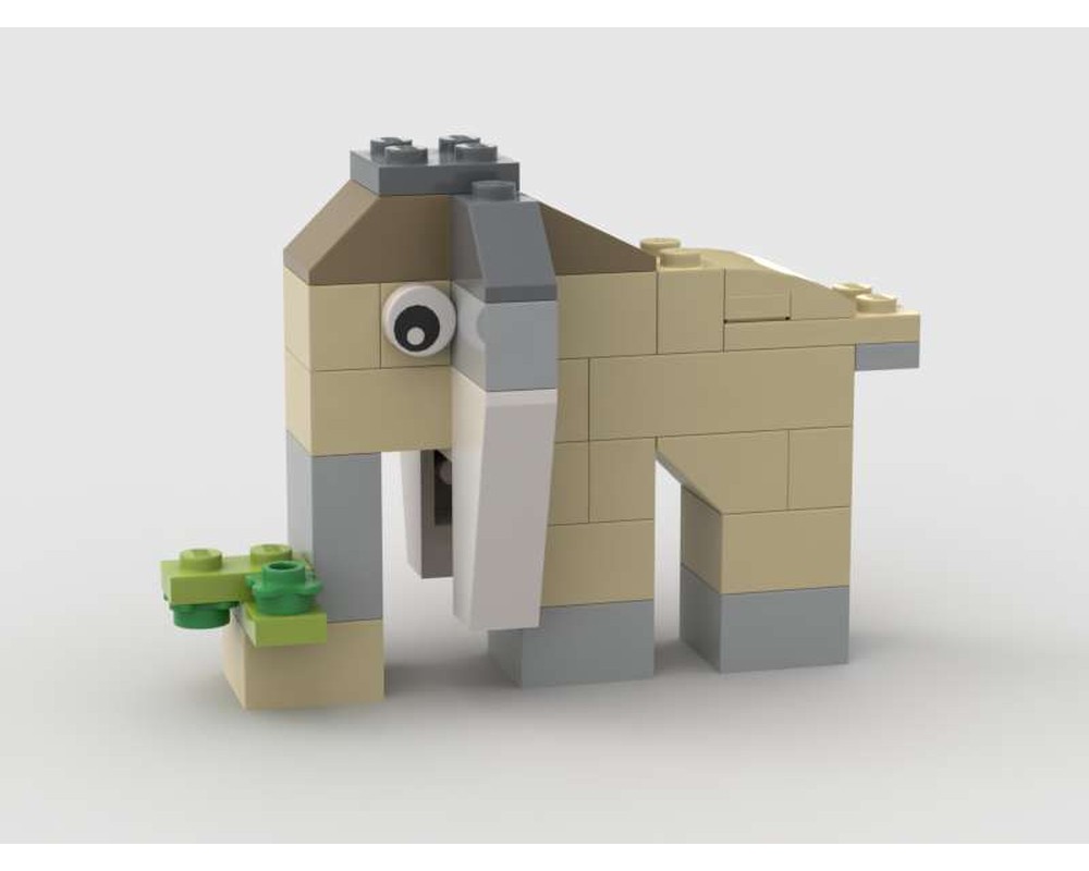 LEGO MOC 10704 Elephant by CathyVT | Rebrickable - Build with LEGO