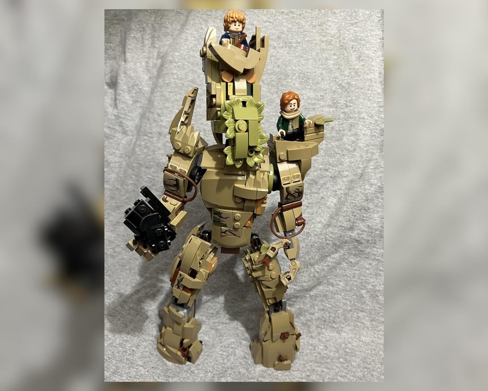 LEGO MOC Treebeard (Ent) using "I am Groot" (set 76217) by ...