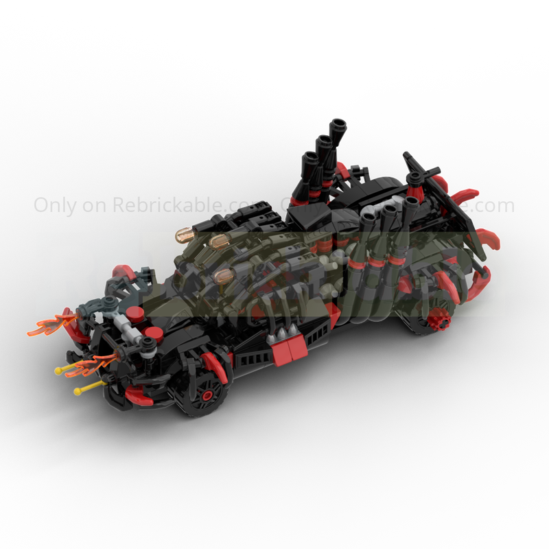 LEGO MOC-239368 Black-reddish claw by esklemmt | Rebrickable - Build ...