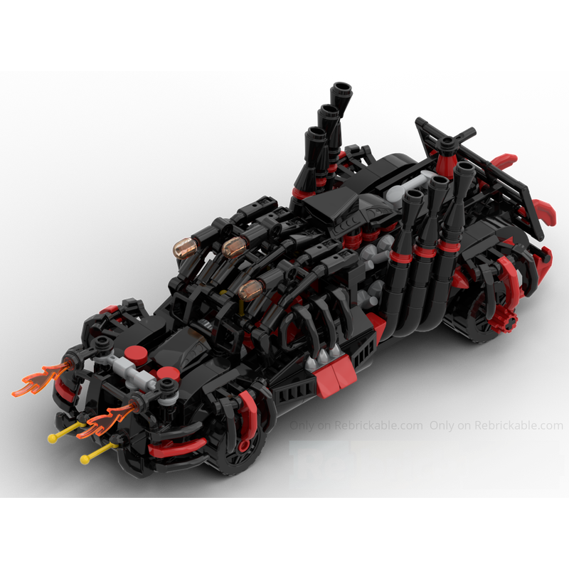 LEGO MOC-239368 Black-reddish claw by esklemmt | Rebrickable - Build ...