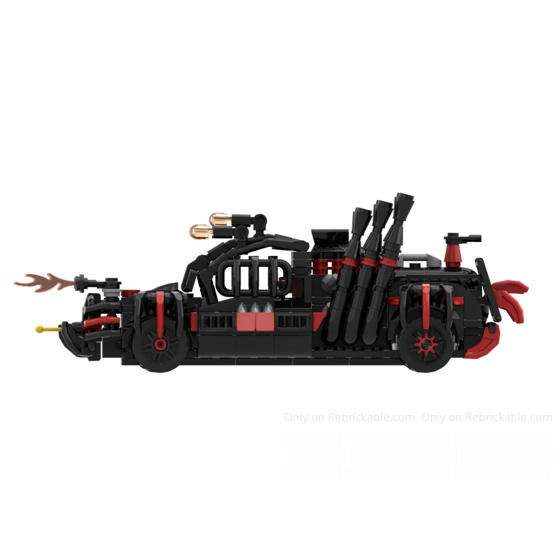 LEGO MOC-239368 Black-reddish claw by esklemmt | Rebrickable - Build ...