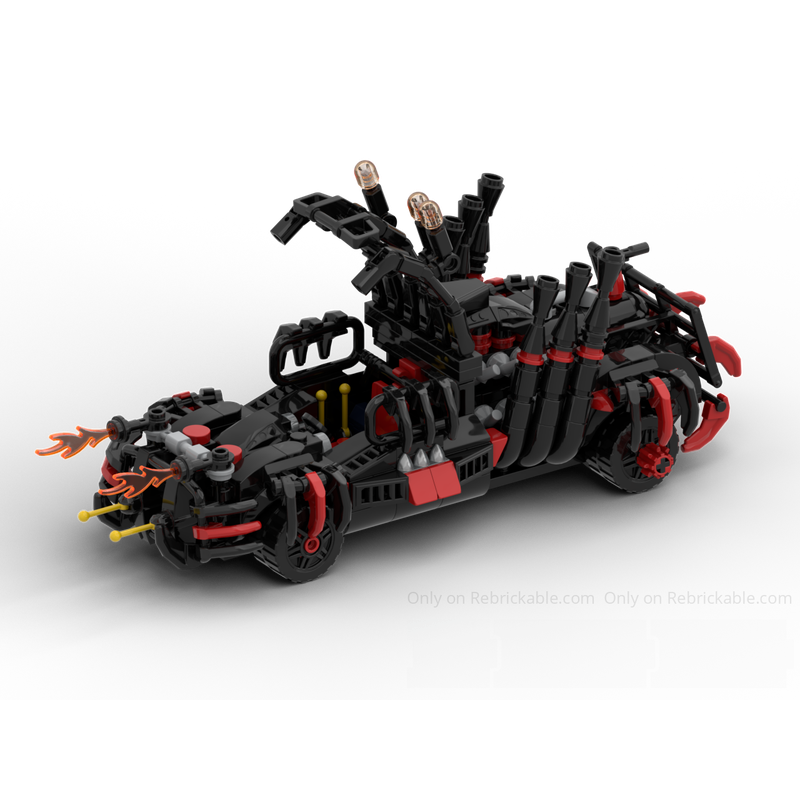 LEGO MOC-239368 Black-reddish claw by esklemmt | Rebrickable - Build ...