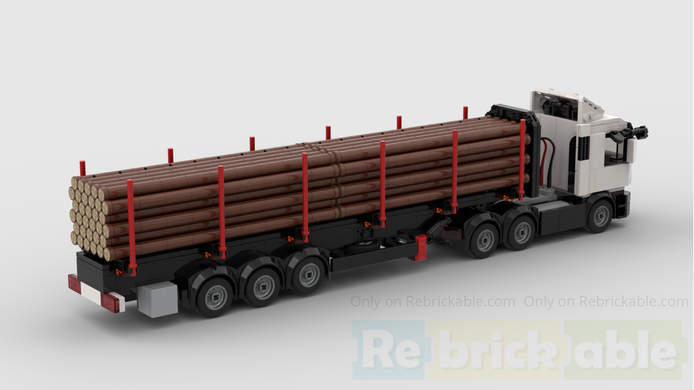 LEGO MOC-239391 Log trailer by phigeon | Rebrickable - Build with LEGO