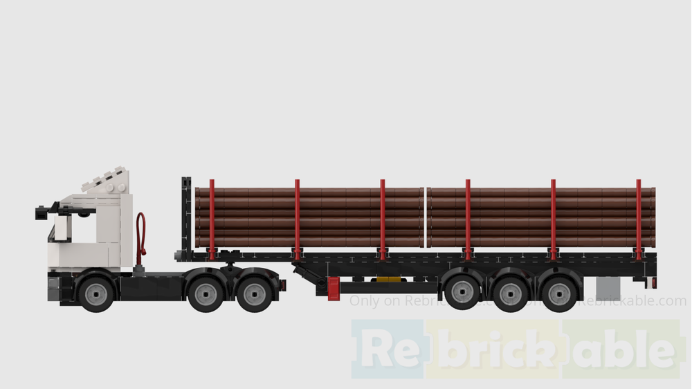 LEGO MOC-239391 Log trailer by phigeon | Rebrickable - Build with LEGO
