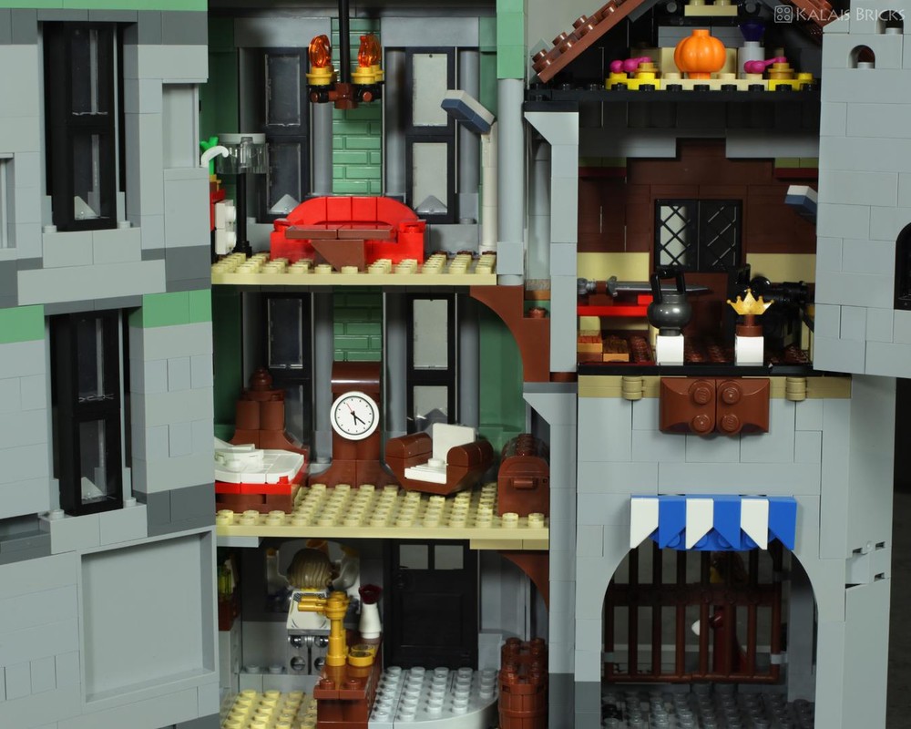 LEGO MOC Tenement building made of Creator 31167 and 31168 sets by ...