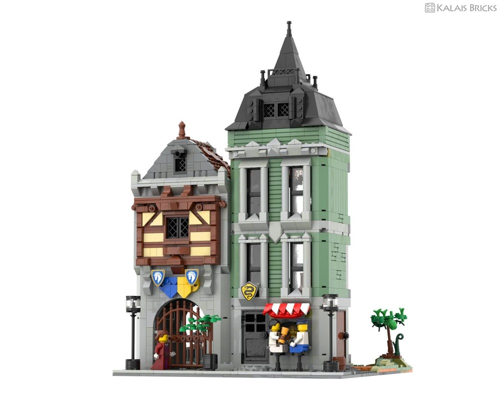 LEGO MOC Tenement building made of Creator 31167 and 31168 sets by ...