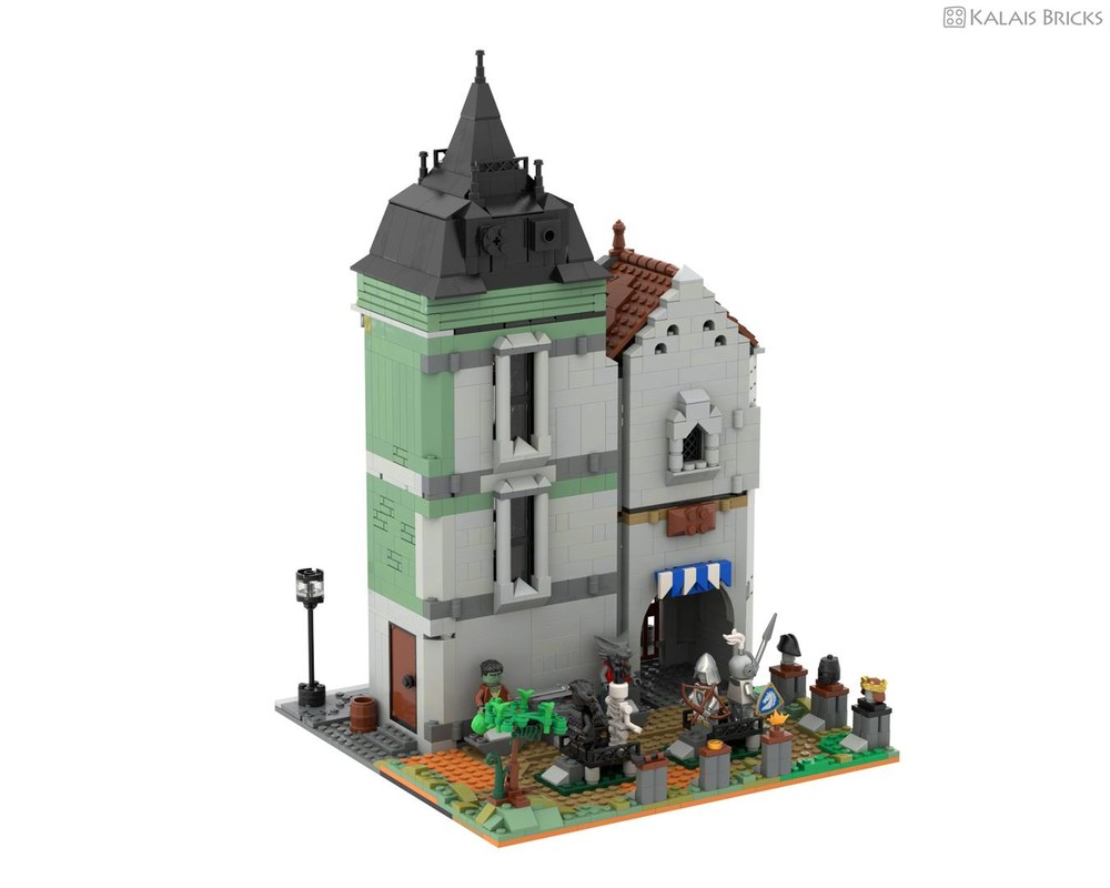 LEGO MOC-239398 Tenement building made of Creator 31167 and 31168 sets ...