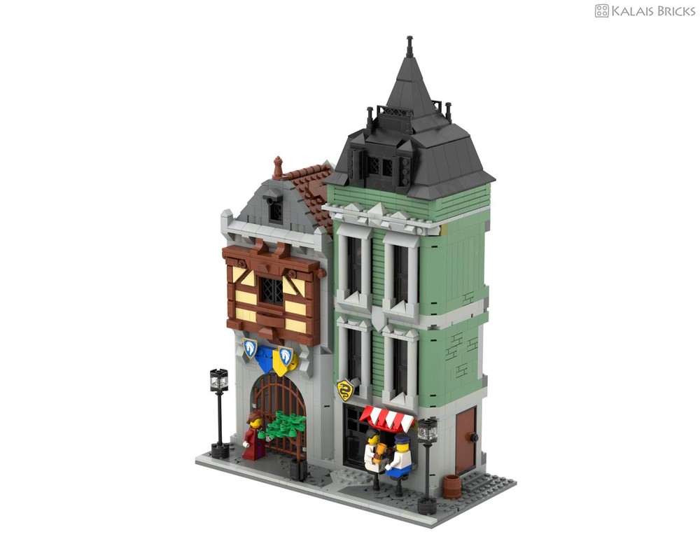 LEGO MOC Tenement building made of Creator 31167 and 31168 sets by ...