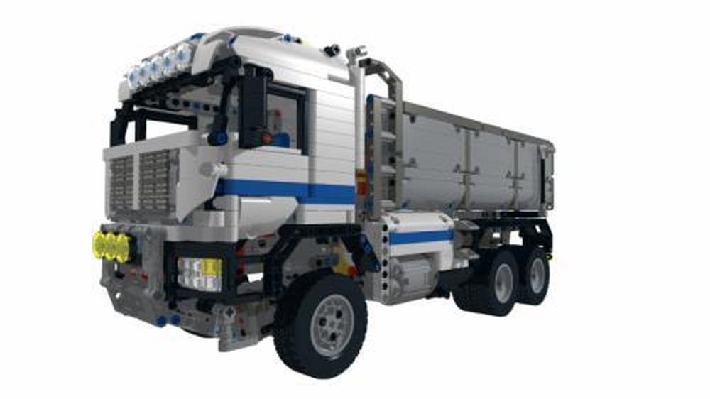 LEGO MOC 6x6 Dump Truck (attachment) by D3K | Rebrickable - Build with LEGO