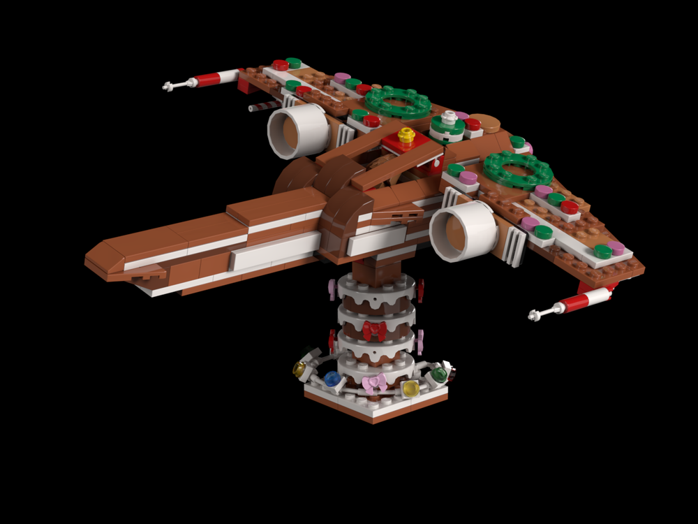 LEGO MOC-239456 40806-1 Gingerbread X Wing Star Fighter by emil_mu ...