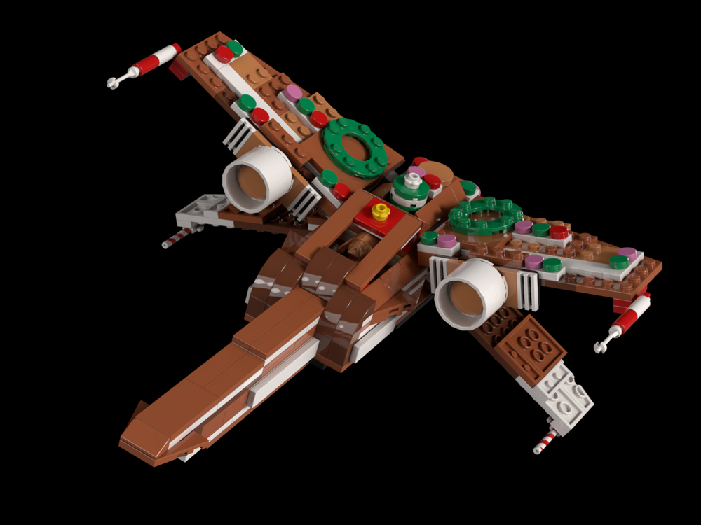 LEGO MOC-239456 40806-1 Gingerbread X Wing Star Fighter by emil_mu ...