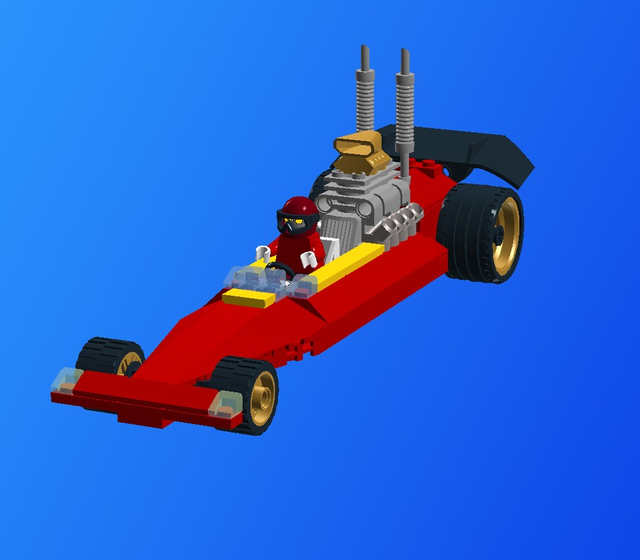 LEGO MOC Drag Car by SaintJamez911 | Rebrickable - Build with LEGO