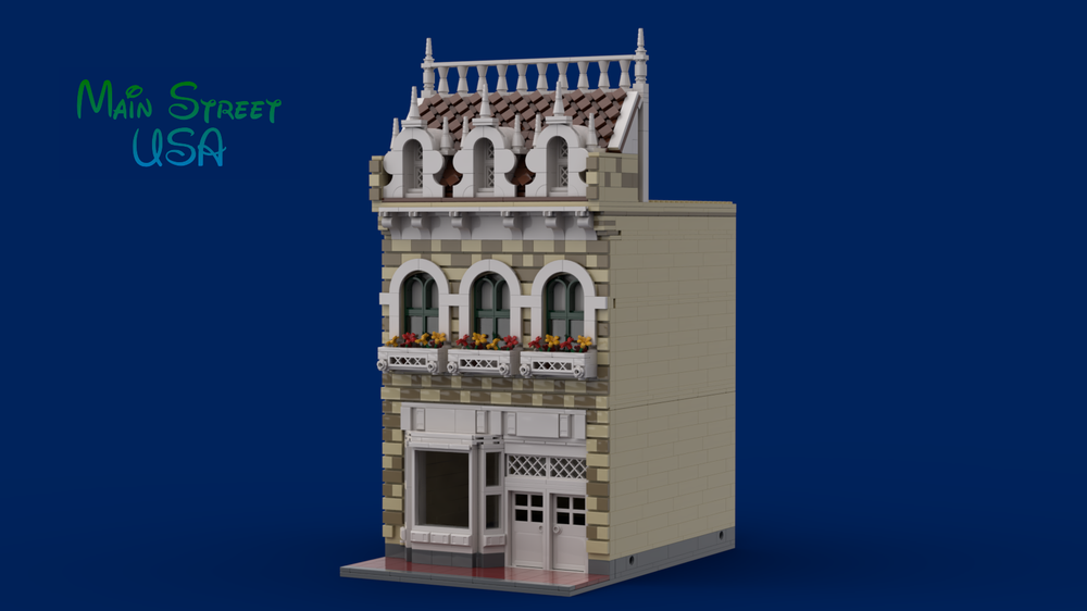 LEGO MOC-239507 Magic Kingdom Plaza Ice Cream Parlor: Ice Cream Cone by ...