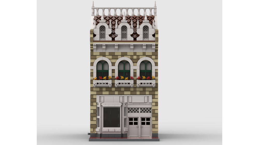 LEGO MOC-239507 Magic Kingdom Plaza Ice Cream Parlor: Ice Cream Cone by ...