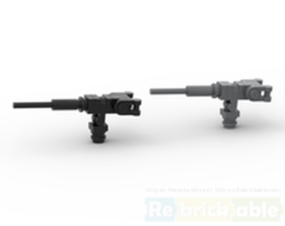 LEGO MOC M2HB machine gun by Smellybricks | Rebrickable - Build with LEGO