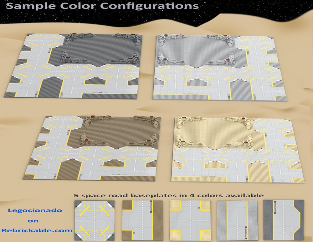 LEGO MOC T-Cross Space Baseplate (brick-built) by Legocionado ...
