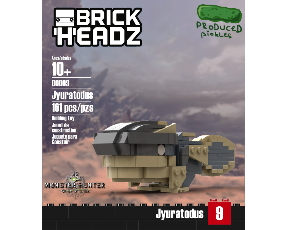 LEGO MOC Jyuratodus (Monster Hunter World) by ProducedPickles ...