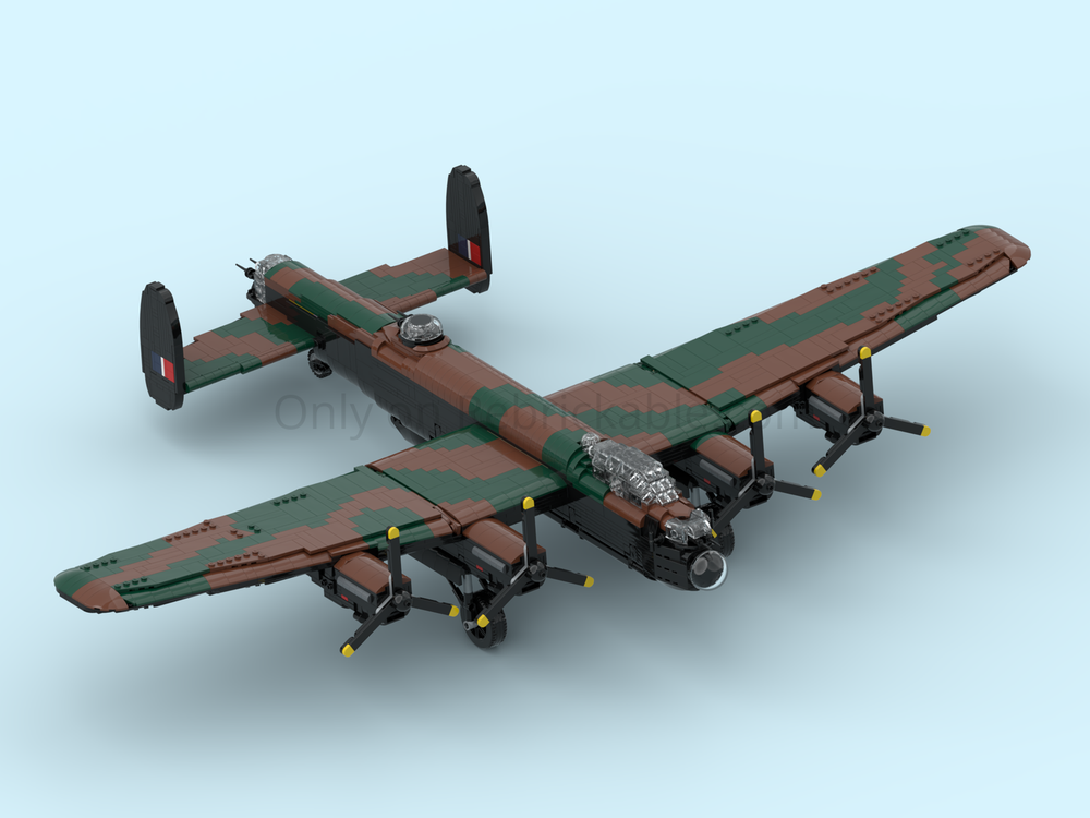 LEGO MOC Avro Lancaster by BespokeLegoDesigns | Rebrickable - Build ...
