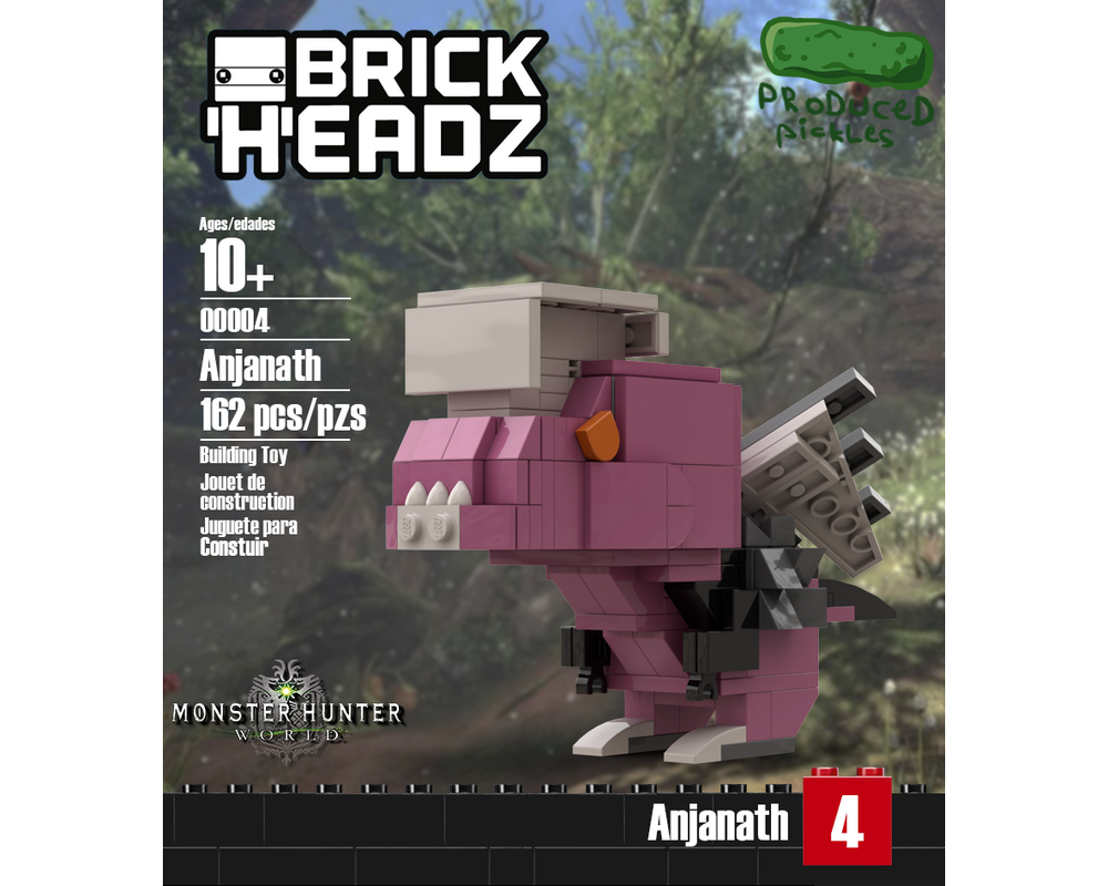 LEGO MOC Anjanath (Monster Hunter World) by ProducedPickles ...