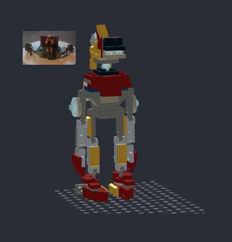 LEGO MOC Dropship Transformer from LEGO Marvel set 76203: Ironman Mech ...