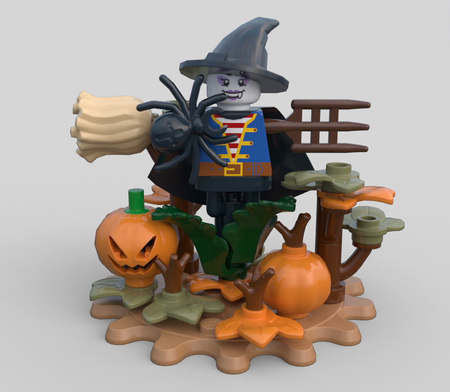 LEGO MOC Halloween Scene by BrickHappens | Rebrickable - Build with LEGO