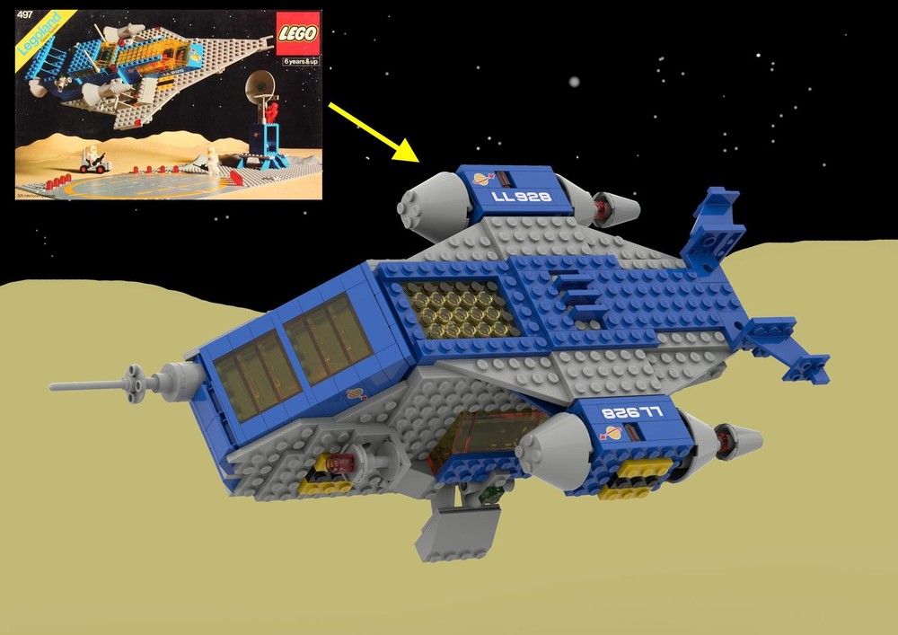 LEGO MOC-239622 LL928 Galaxy Explorer A004 (set 928-1 or 497-1 ) by ...
