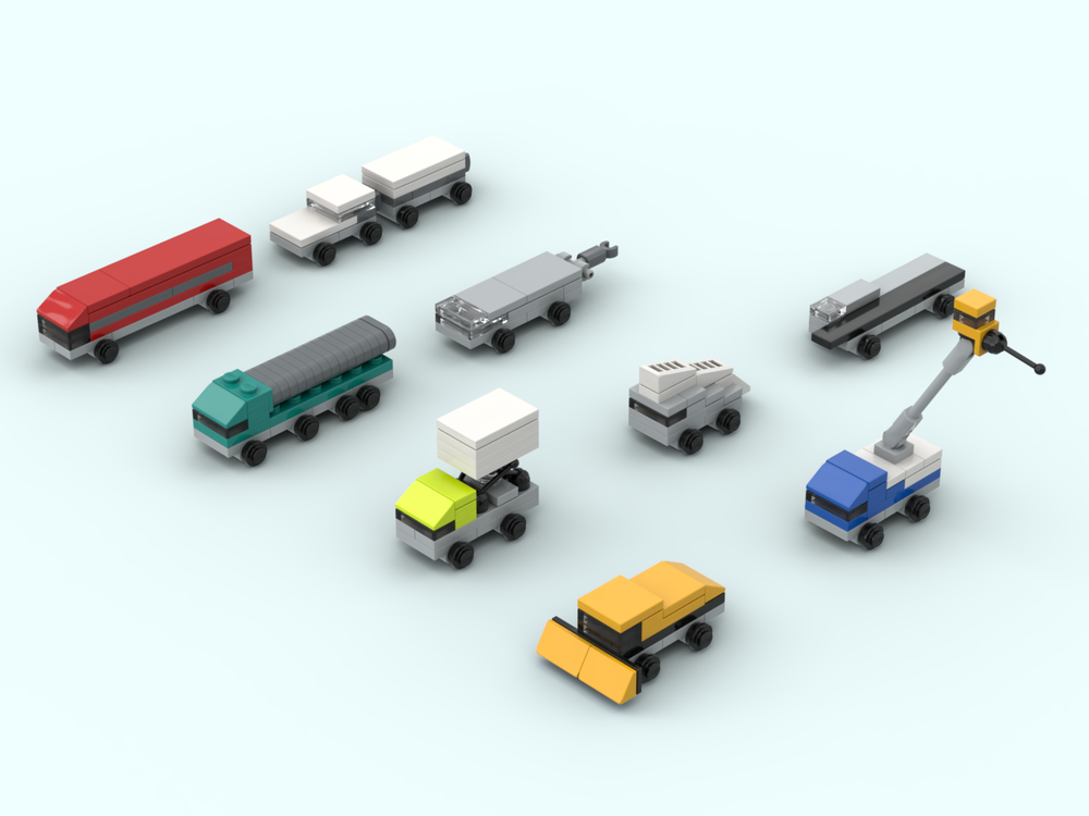 LEGO MOC Airport Ground Vehicles by boudjeml | Rebrickable - Build with ...