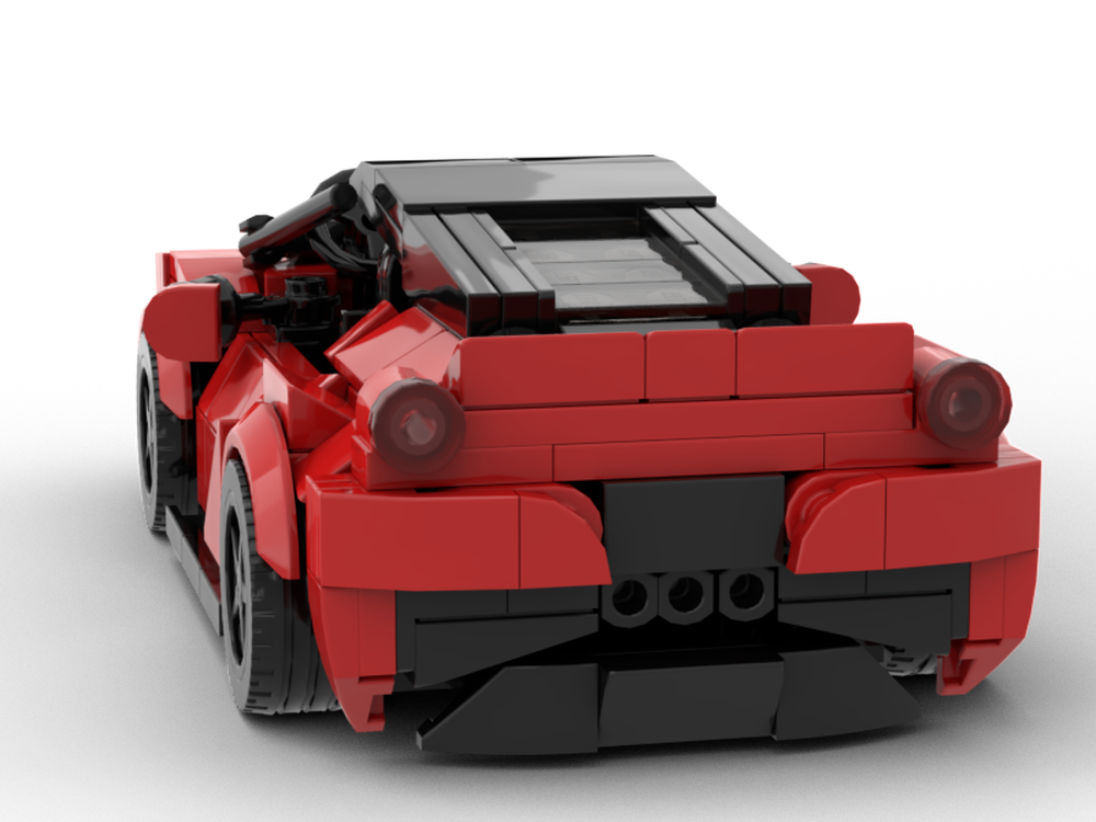 LEGO MOC-239665 Red Italian Ferr 458 Liberty Walk by Brickcarmocpalace ...