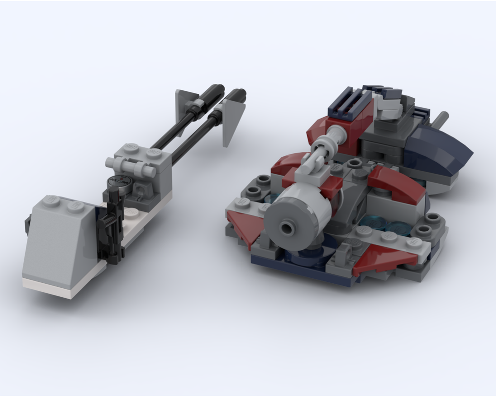 LEGO MOC-239687 Swamp Speeder 75372 Alternate Build by ...