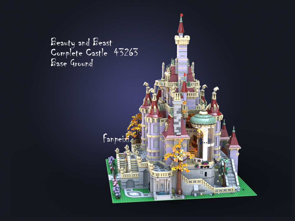 LEGO MOC-239707 Complete Beauty and Beast Castle Upgrade by Fanpeixi ...