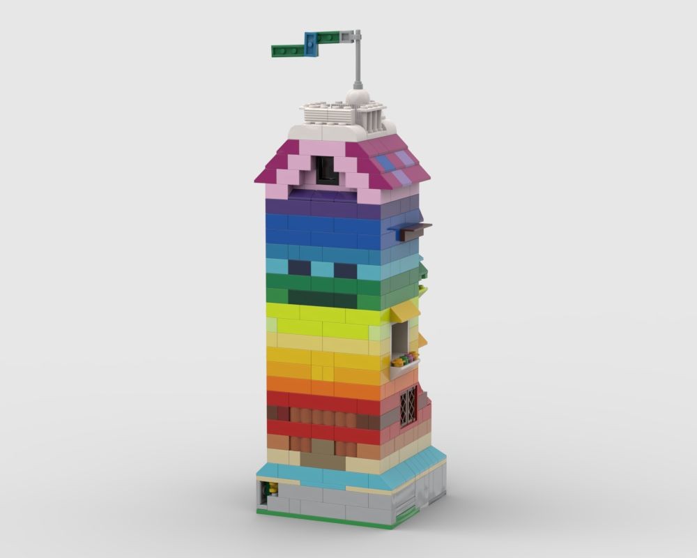 LEGO MOC-239710 10698 Rainbow Tower by jnaklaas | Rebrickable - Build ...