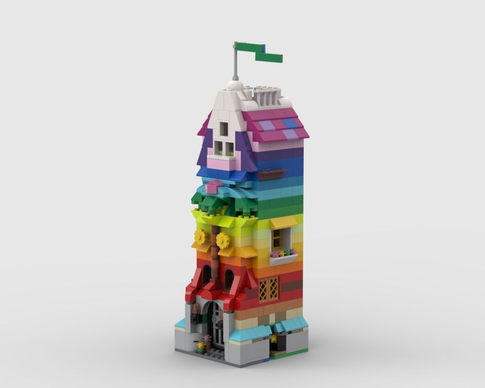 LEGO MOC-239710 10698 Rainbow Tower by jnaklaas | Rebrickable - Build ...