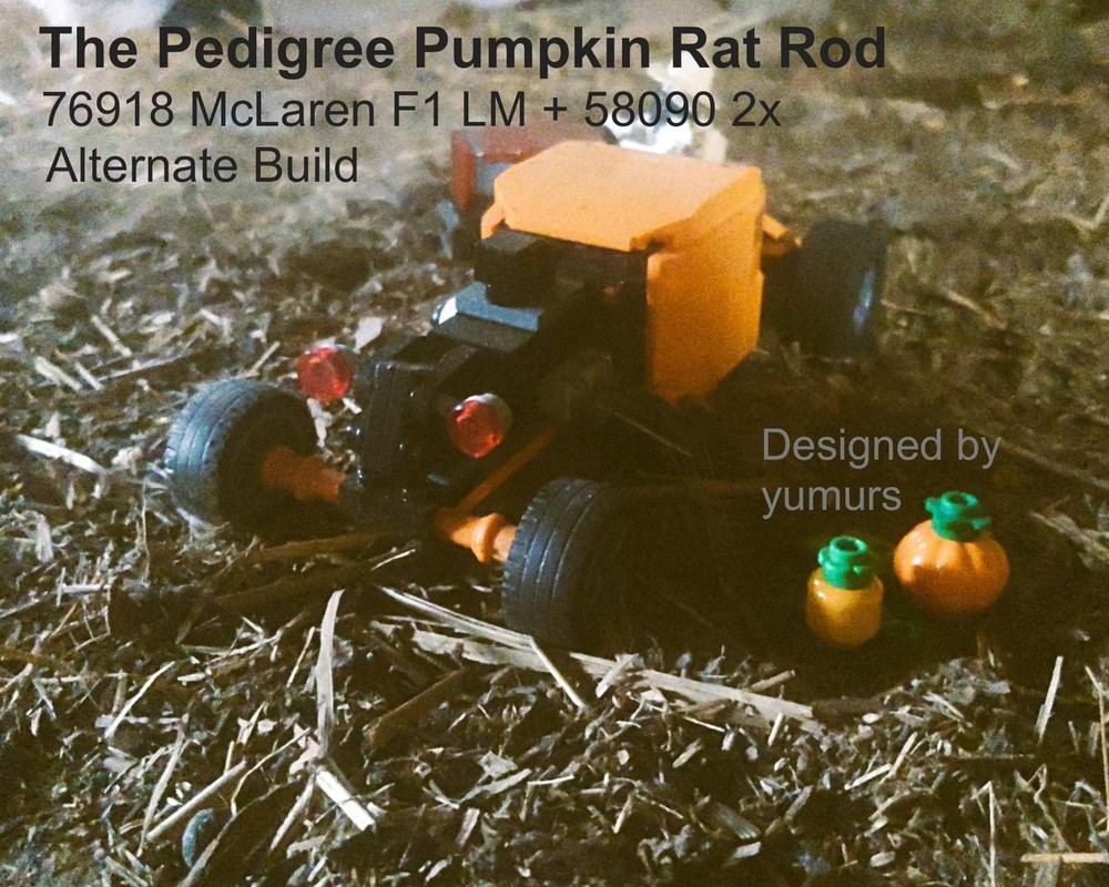 LEGO MOC 76918 The Pedigree Pumpkin Halloween Rat Rod by yumurs ...