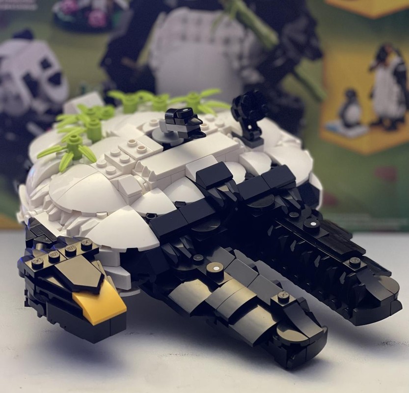 LEGO MOC-239756 Panda-Monium Falcon by BambiOmega | Rebrickable - Build ...