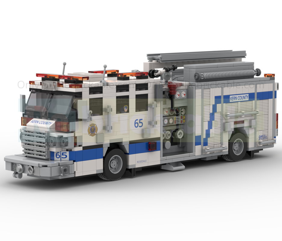 LEGO MOC 2009 Pierce Quantum Fire Engine Kern County by Astrid11 ...