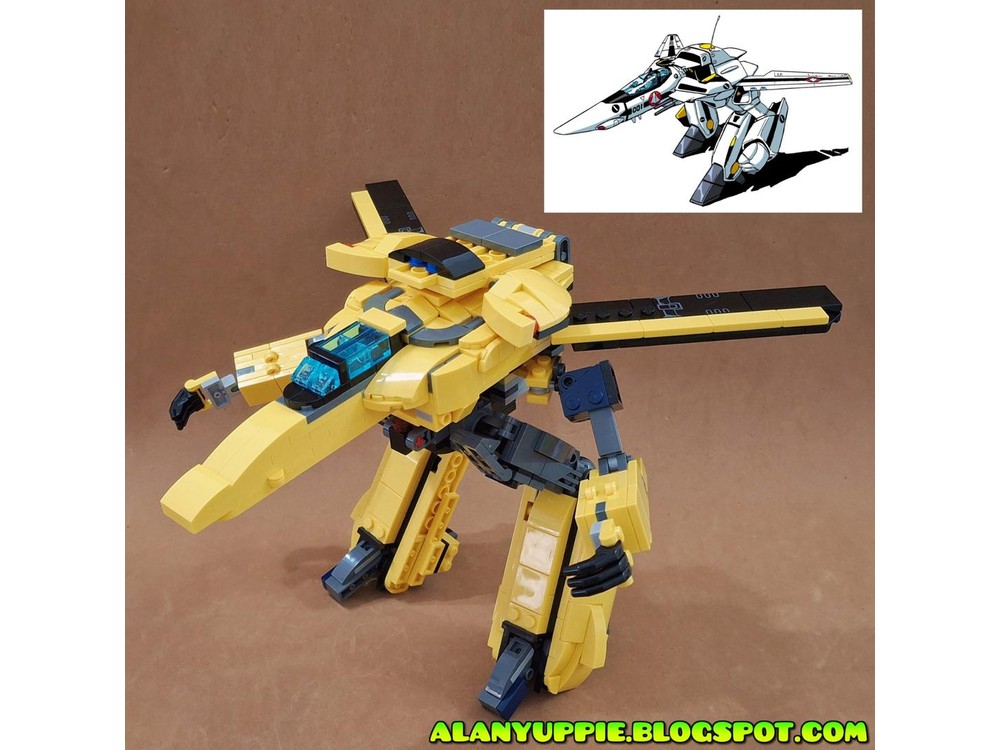 LEGO MOC-239797 VF-1 Valkyrie (Macross) / Jetfire (g1 Transformers ...