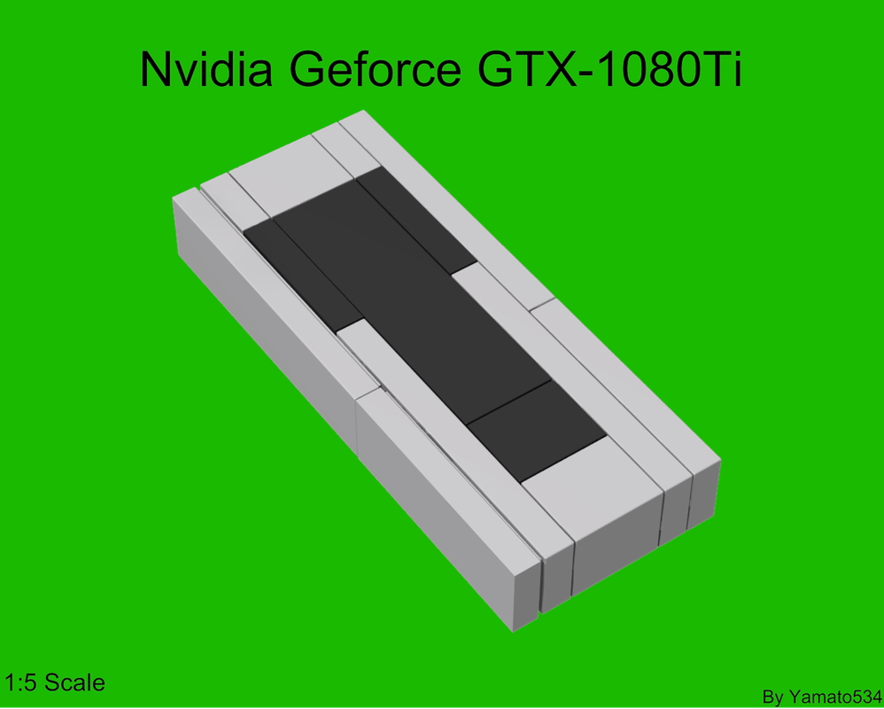 LEGO MOC 1:5 Scale Nvidia Flagship GPUs(GTX 10 series to RTX 50 Series ...