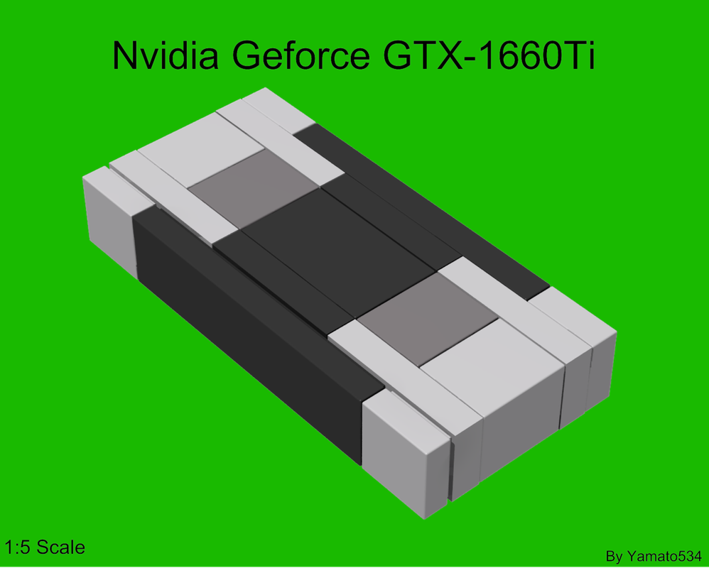 LEGO MOC 1:5 Scale Nvidia Flagship GPUs(GTX 10 series to RTX 50 Series ...