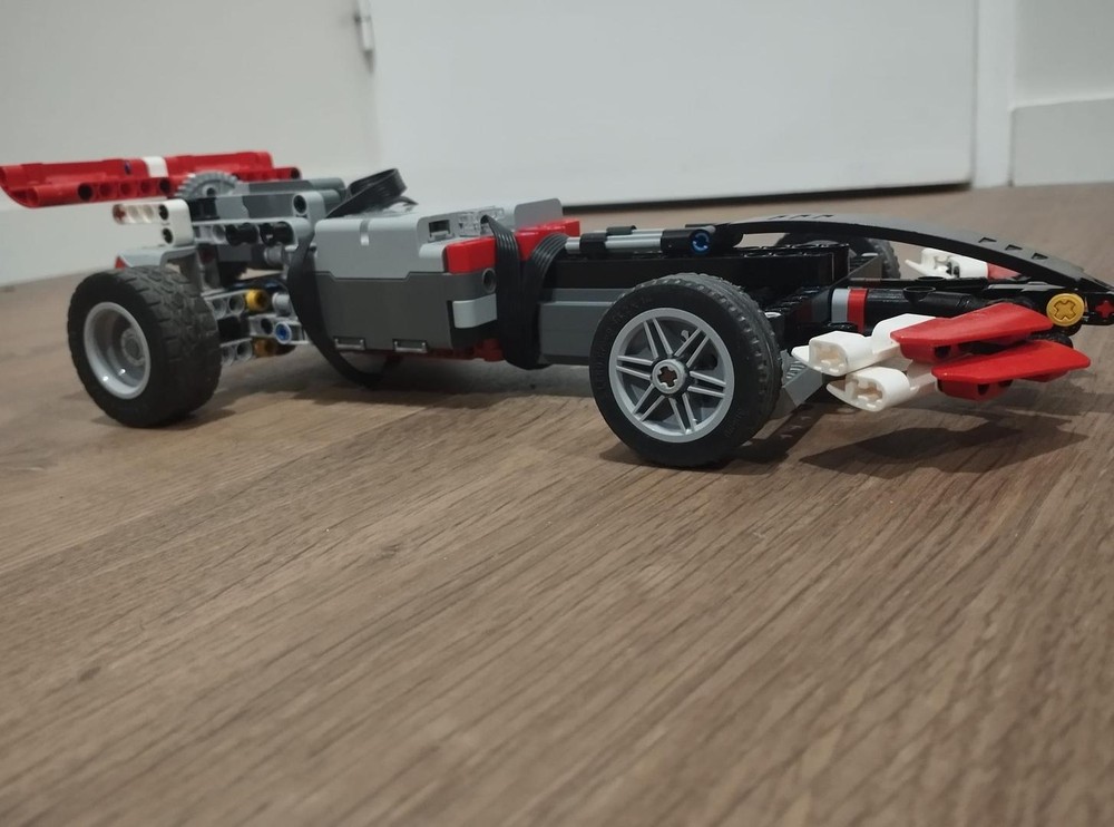 LEGO MOC-239817 motorized racecar by R2Dclem | Rebrickable - Build with ...
