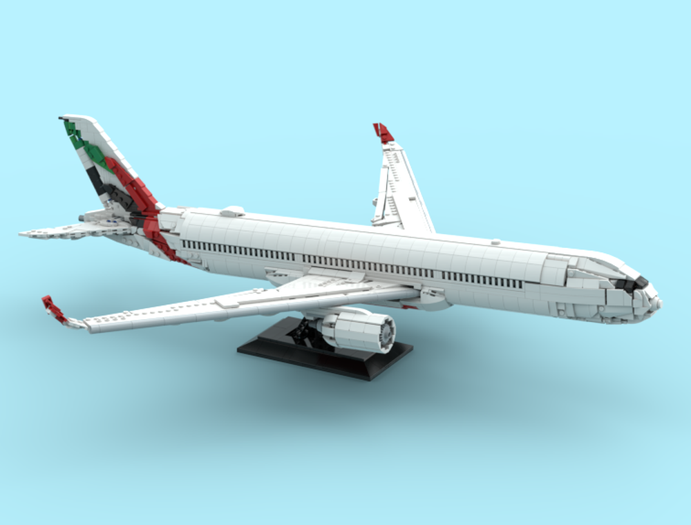 LEGO MOC Emirates Airbus A350-900 by ryangc_productions | Rebrickable ...