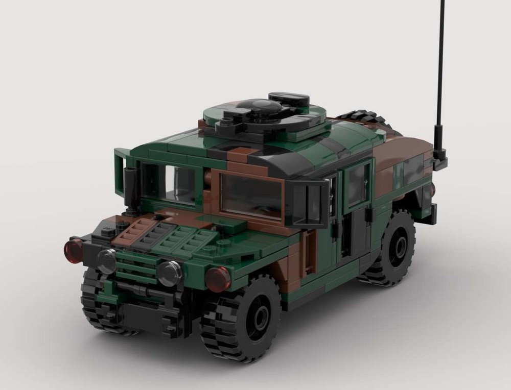 LEGO MOC Humvee MOC by Brickmilitaryworld | Rebrickable - Build with LEGO
